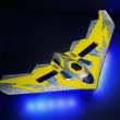 Promo EPP Foam Delta Wing Aircraft Glider 2.4G 2 Channel for Kids Ready ...