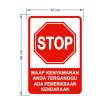 Jual Rambu Plang STOP Ada Pemeriksaan 35cm x 50cm Plat Alumunium di ...