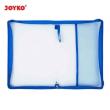 Jual Joyko ZF-2539-1 F4 Zipper File Map Plastik Resleting Jala - Biru ...