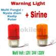 Jual Lampu Warning Light Rotary Sirine Led 4in Multivolt Multi Fungsi ...