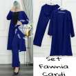 Promo Set Fawnia Cardigan / remaja/muslima/bisa digunakan bumil dan ...