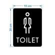 Jual RAMBU - RAMBU AKRILIK TOILET WANITA 15CM X 20CM SIGNAGE di Seller ...