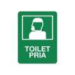 Jual Rambu - Rambu Akrilik Toilet Ikhwan / Pria 15cm X 20cm Signage Di ...