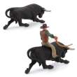 Jual Bull Riding Doll Action Animals Figures Model Static Statue for ...