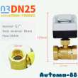 Jual Limited Electric Ball Valve Motorized Dn25 Ac 220V G 1 Inch Bsp Brass Kuningan di Seller ...