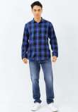 Jual Emba Jeans - Kemeja Flannel Pria Regular Fit Lengan Panjang Warna ...