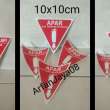Promo Stiker Sign K3 Segitiga Apar. 10x10 Rambu Tabung Pemadam Api ...