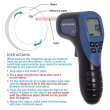 Promo alat ukur putaran mesin /Digital Laser Tachometer RPM Test Speed ...