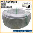 Promo 1 Rol (100 Meter) - Selang Pe 16 Mm 2 Lapis Putih Hitam ...