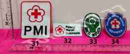 Jual Tanda Badge Bet Bordiran Logo Regu Tanda Bordir PMR PMRI PMI ...