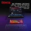Promo Gamen TITAN III Keyboard Gaming Mechanical Switch Blue RGB PBT ...