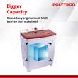 Promo POLYTRON Mesin Cuci 2 tabung 8Kg Primadona Samba PWM 801 Diskon ...