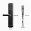 Promo Smart Lock Handle Pintu Kamar Hotel Kode Pin Fingerprint Kartu ...