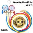 Promo Double Manifold Multi Pengisian Freon AC R22 R134a R12 R404 ...