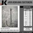 Promo Anchor Bolt J / Angkur, M30 X 1050 Mm - St41 Diskon 26% Di Seller ...